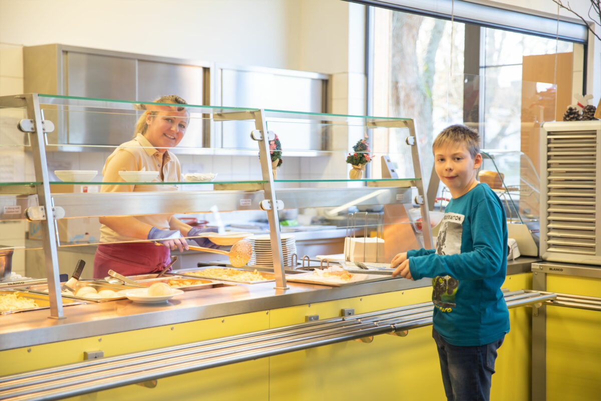 Die Mensa des Fürstenberg-Gymnasiums in Donaueschingen